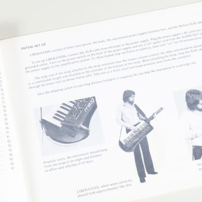 Moog Liberation owner's manual by Rock Wehrmann & | Reverb Australia
