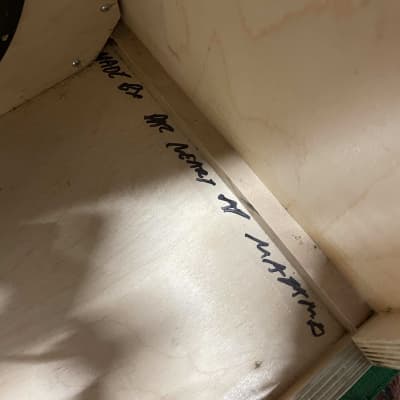 Matamp 2 x 15 guitar / bass cab mid to late 90s - Green | Reverb