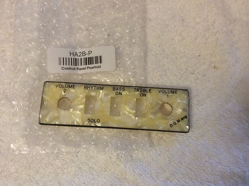 Hofner HA2B-P 2020 Pearloid control panel | Reverb