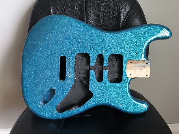 Limited Edition Blue Sparkle Strat Body | Reverb
