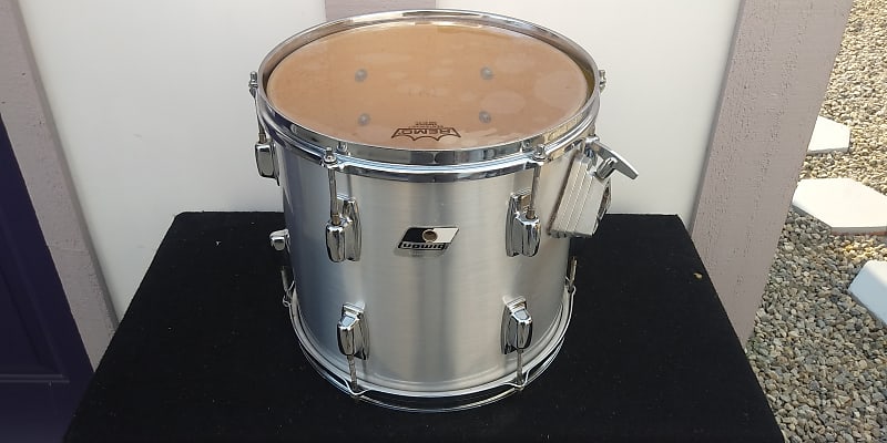 1989 Ludwig Rocker Made In USA Stainless Steel Look 11 x 12" | Reverb