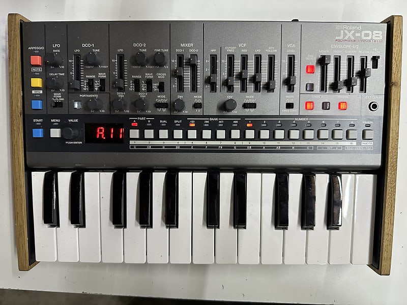 Roland JX-08 Polyphonic Synthesizer with K-25M Keyboard | Reverb