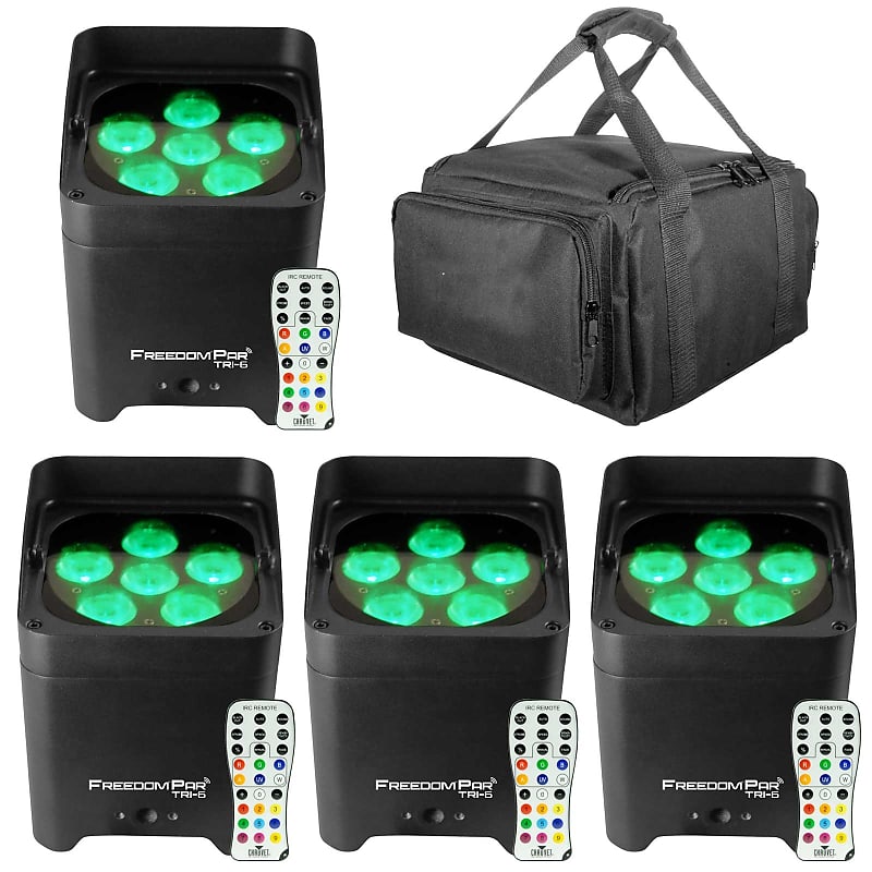 Chauvet DJ Freedom Par Tri-6 Wireless Battery RGB LED Wash | Reverb