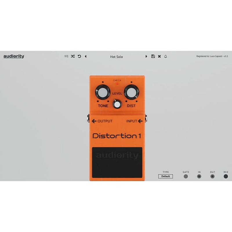 Audiority Distortion 1 Effects Plug-In | Reverb