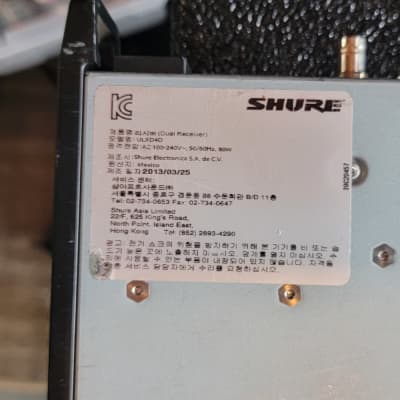Shure ULXD4D Wireless Receiver with Dante L50 | Reverb