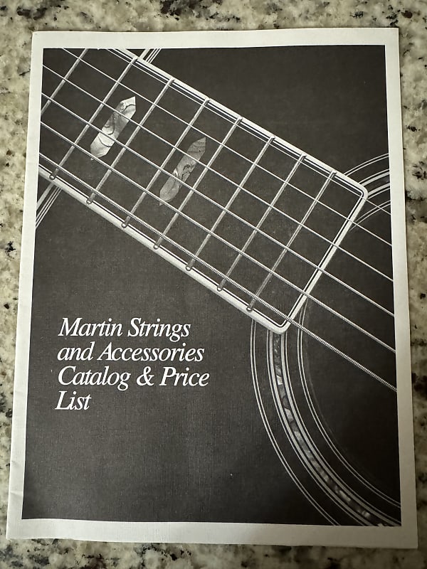 Martin Accessories catalog 1989 | Reverb