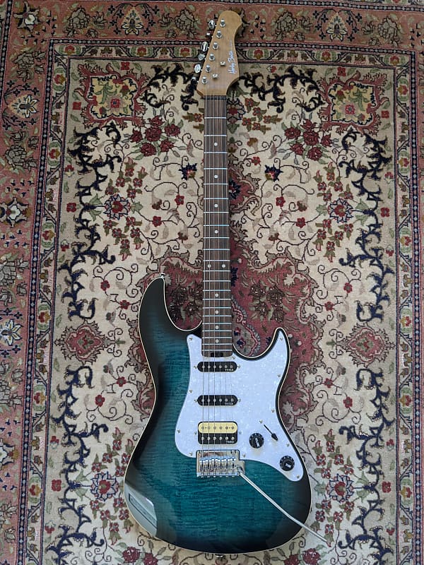 Harley Benton ST-Modern Plus HSS FBLB - Mint Condition | Reverb