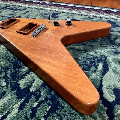 Loaded Warmoth Mahogany Switchback body -Flying V body | Reverb