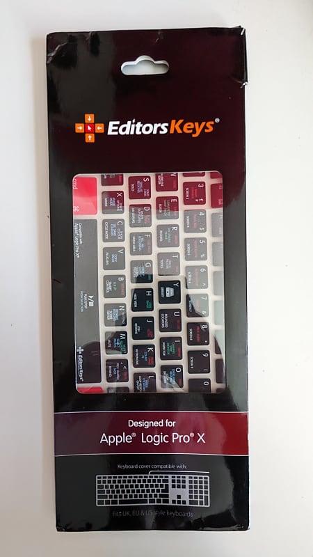 Editors Keys Logic Pro Key Command Keyboard overlay 2020 | Reverb