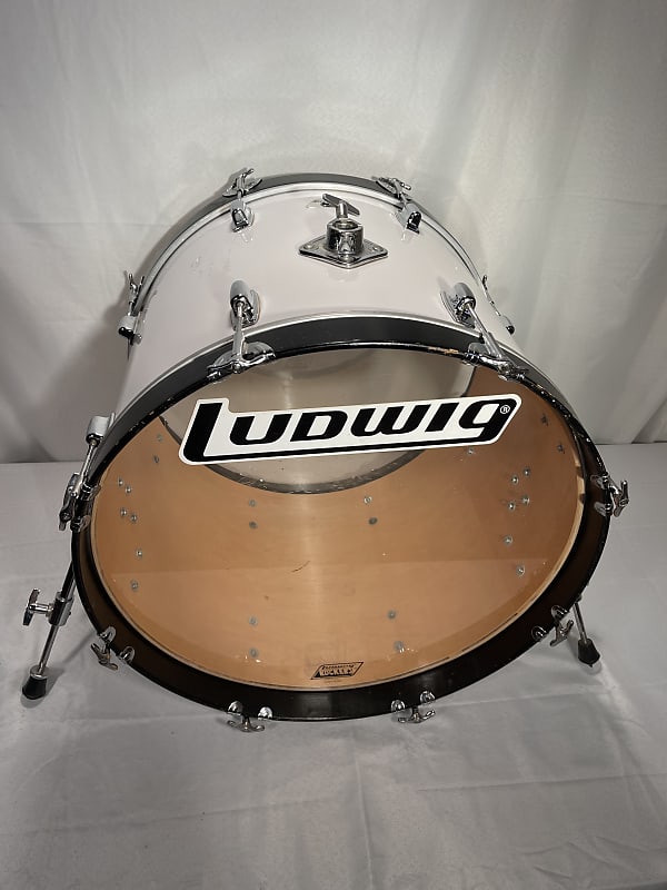 1980’s Ludwig Rocker 16”X22” Bass Drum-White #2 | Reverb