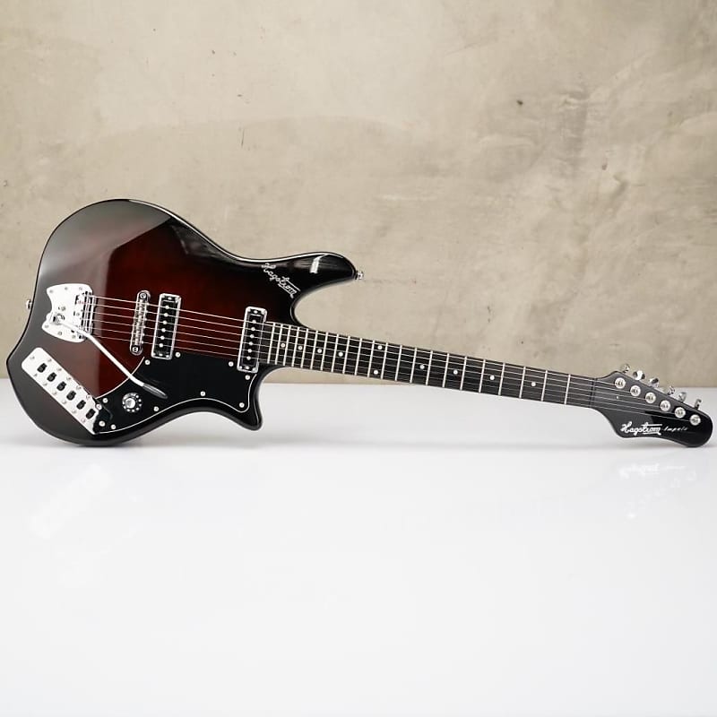 Hagstrom Retroscape Impala Brown Burst Electric Guitar w/ | Reverb