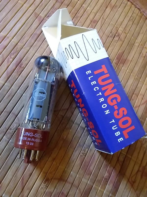 Tung-Sol EL34B amp tube. NIB | Reverb