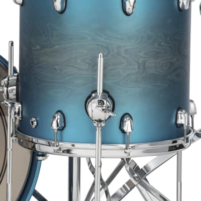 Mapex Saturn Evolution 14x12" Exotic Azure Burst Lacquer | Reverb