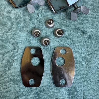 Ludwig Pair (two) Vintage Bass Drum Spur Mount Bracket for | Reverb