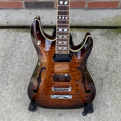 Intermark Sentinel 1960s Dark Red Sunburst MIJ Vintage | Reverb