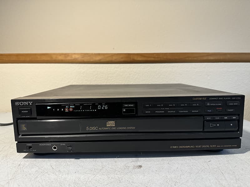 Sony CDP-C700 CD Changer 5 Compact Disc Player HiFi Stereo | Reverb