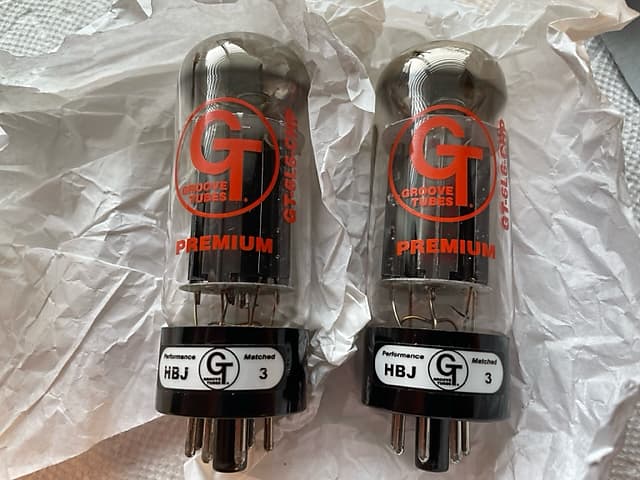 Groove Tubes GT-6L6-CHP Power Tubes - Matched Pair 2020s | Reverb