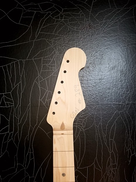 Jag/Stang-Style Short Scale Replacement Neck / 1 pc. Maple w/ | Reverb