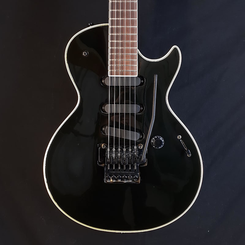 Grass Roots by ESP Les Paul SSS 90s - Black | Reverb