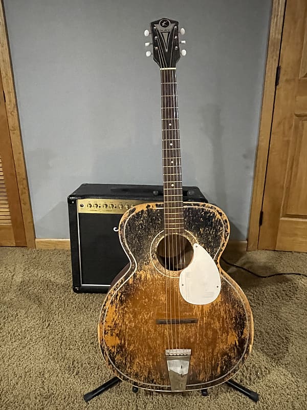 50s-60s Kay Master Size Jumbo Acoustic | Reverb