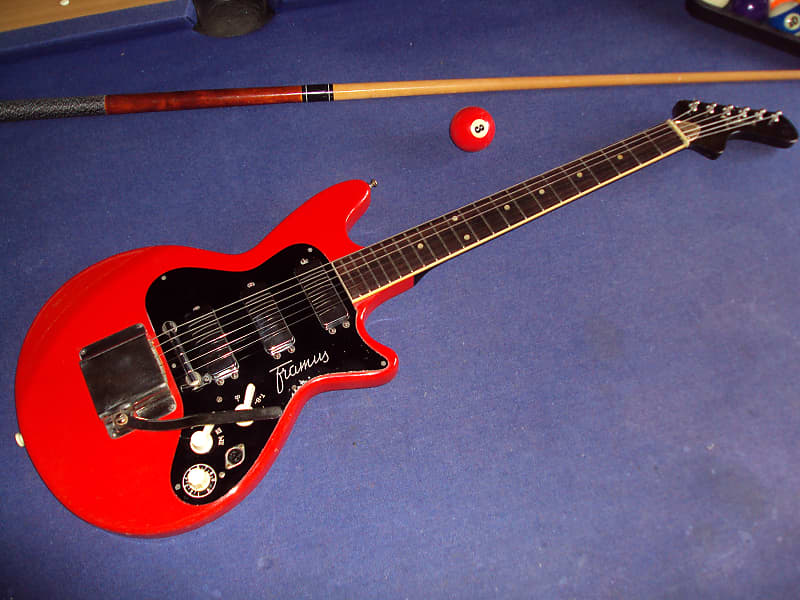 Vintage original Framus Strato 5/154-54 , red , set neck, | Reverb