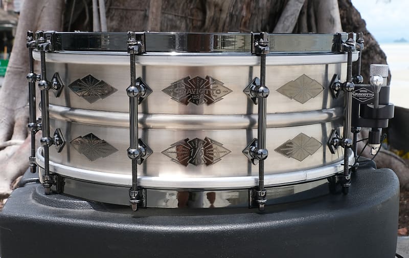 Craviotto-AK-5.5x14 NOB Black Diamond Series Snare Drum - | Reverb