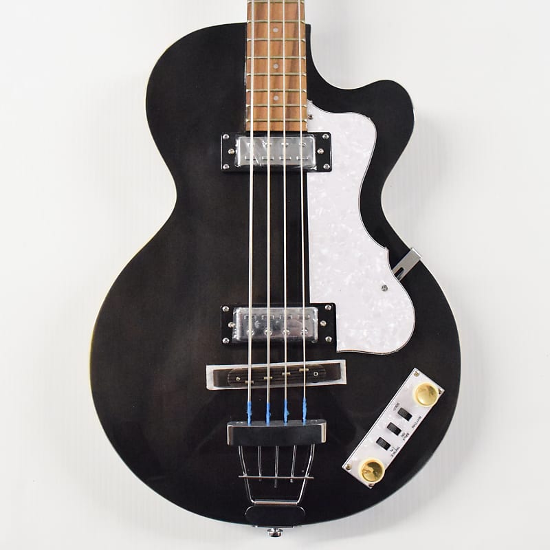 Hofner Ignition Series Club Bass - Trans Black | Reverb