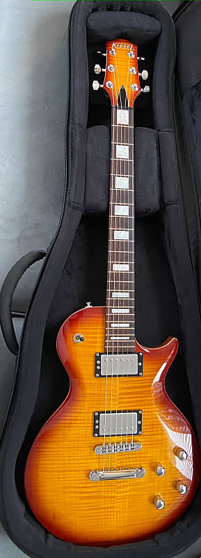 Kiesel CS6 Honey Burst Flame Gone tomorrow! | Reverb