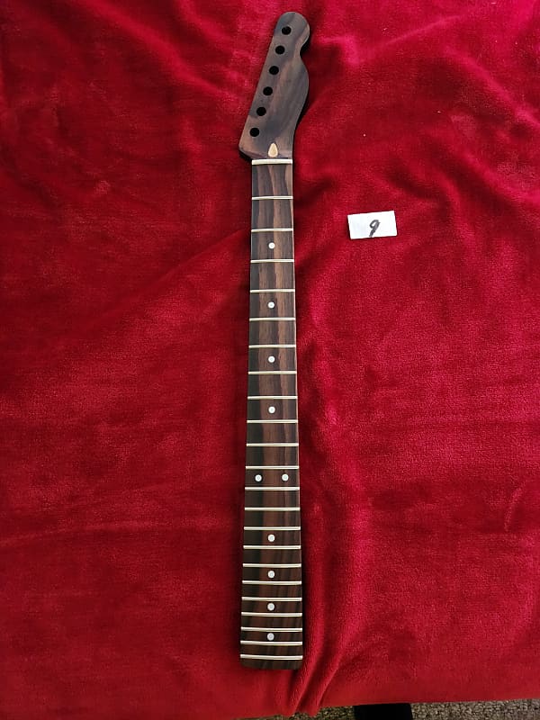 Telecaster Tele All Rosewood Replacement Neck, 9.5 Radius, | Reverb