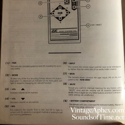 Aphex Surround Decoder AVM-8000 AVM 8000 | Reverb