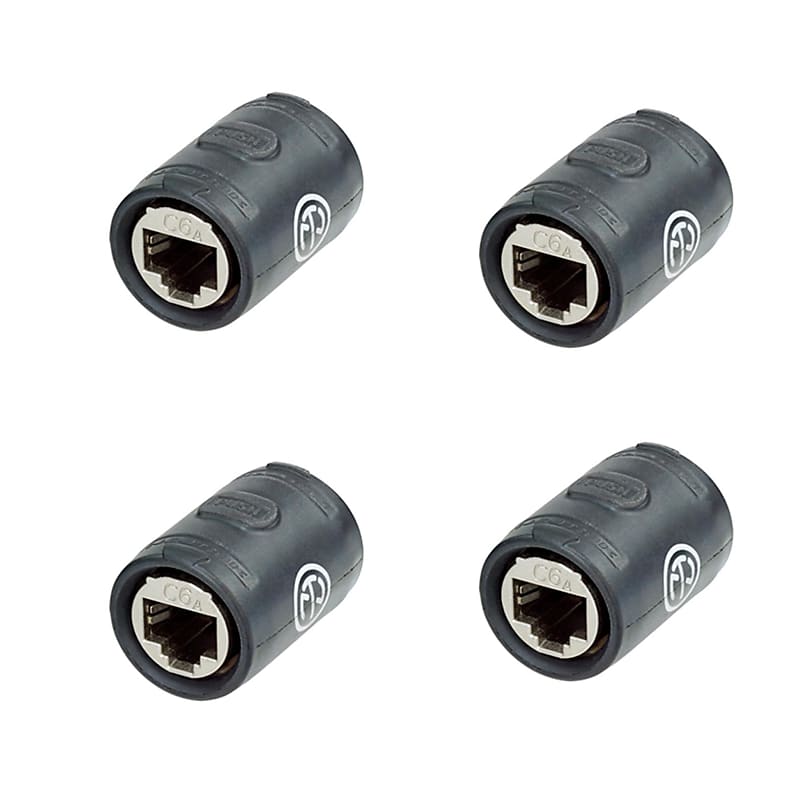 4 Neutrik RJ45 Tactical CAT6A feedthrough coupler Female to | Reverb