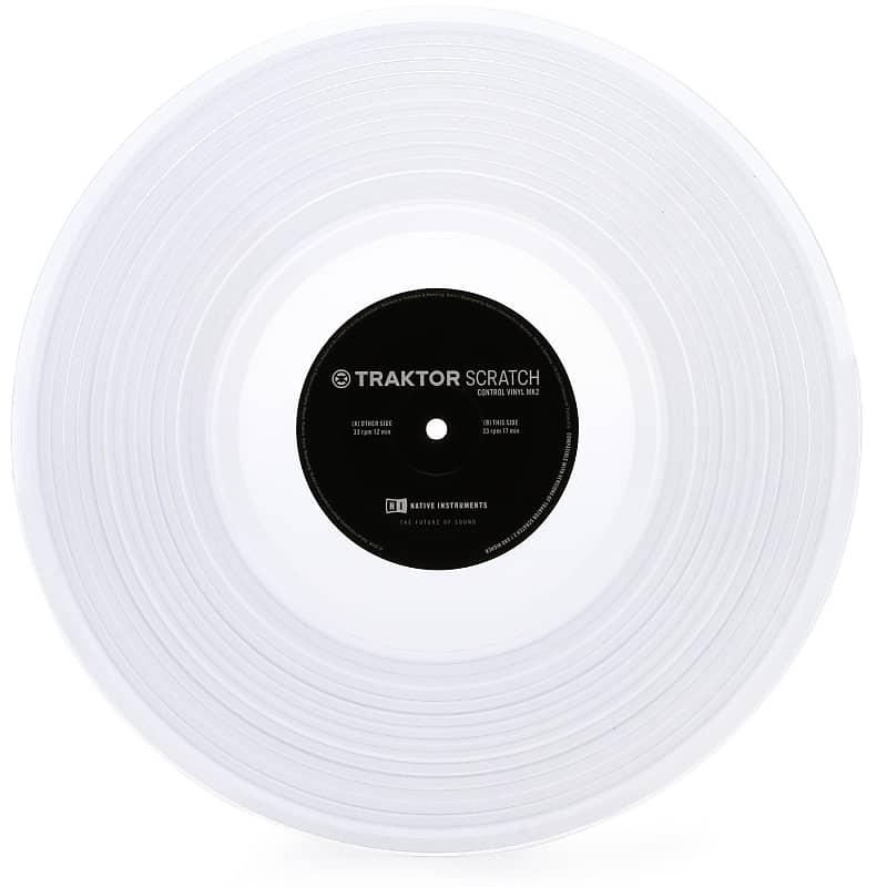 Native Instruments Traktor Scratch Control Vinyl MK2 - Clear | Reverb