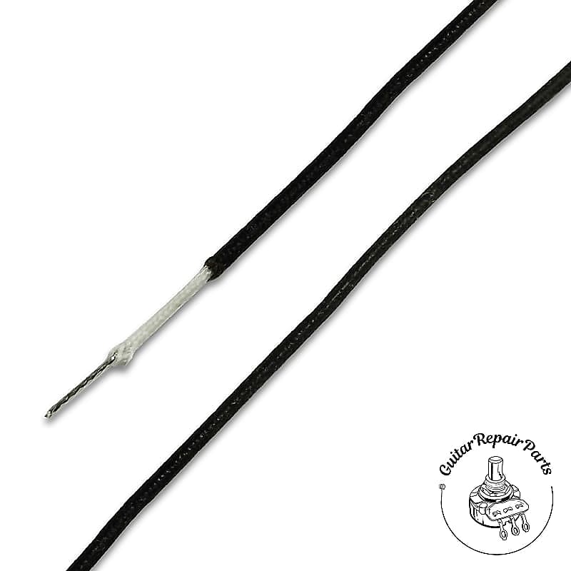 Gavitt Cloth Push-Back Hookup Wire, Tinned, 22AWG (1' ft) - | Reverb
