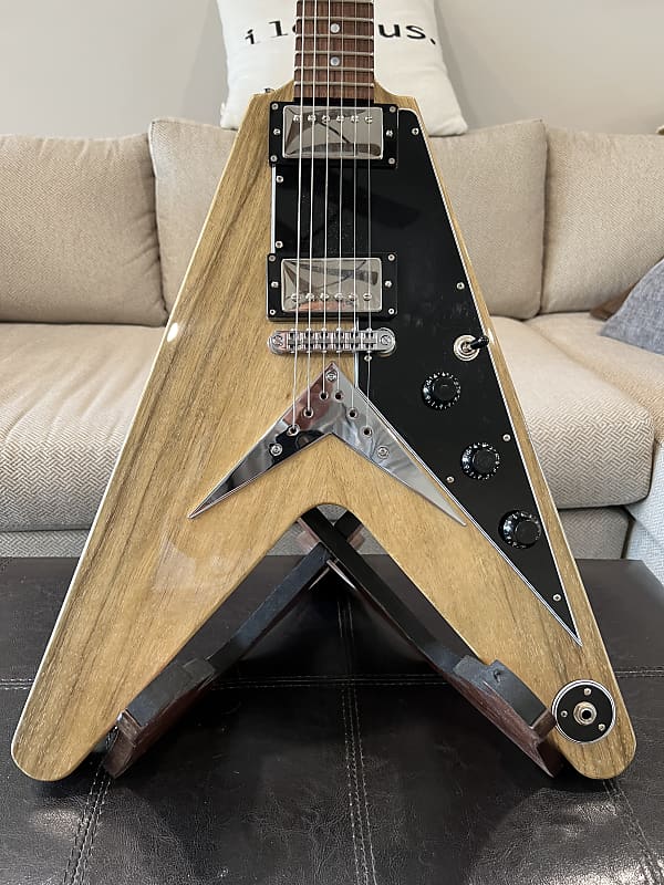 Kurt Wilson Korina Flying V Pao Ferro Board Custom Shop w/ | Reverb