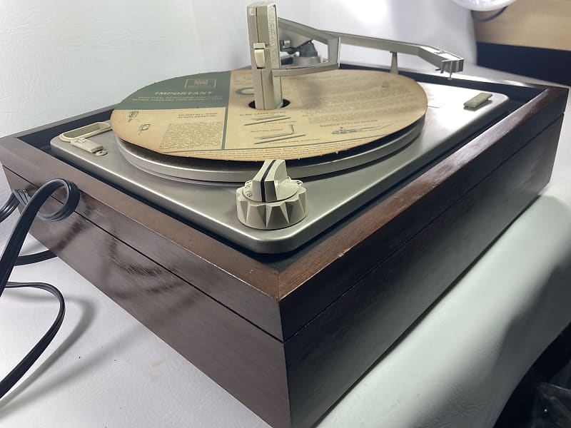 Vintage Magnavox Micromatic Turntable Walnut British Power | Reverb