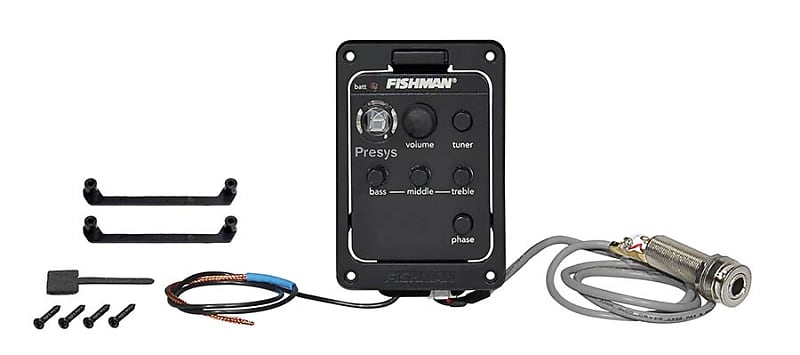 Replacement part Fishman Presys preamp with pickup and endpin | Reverb
