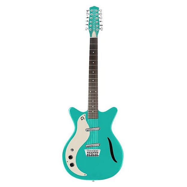 Danelectro '59 Vintage 12 String LEFTY, Dark Aqua, | Reverb Canada