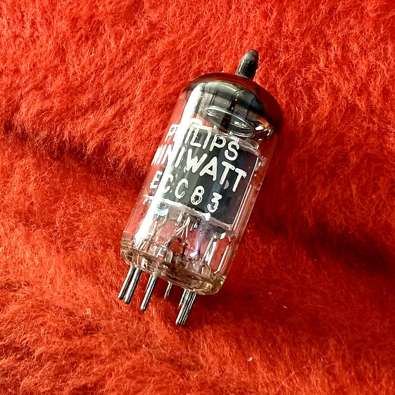 Phillips Miniwatt ECC-83 12ax7 preamplifier tube 1960 - 7025 | Reverb