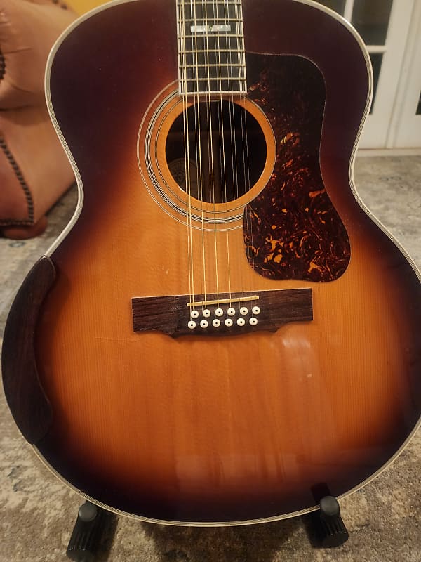 Guild F 512 1974 Sunburst | Reverb