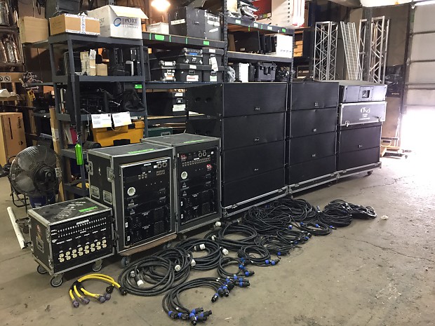 Complete TVI C212ii Line Array System with Subs and Amps | Reverb