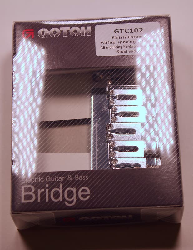 Gotoh GTC102 Hardtail Bridge - Chrome | Reverb UK