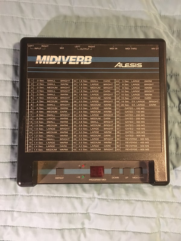 Alesis Midiverb 1 | Reverb