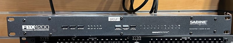 Sabine FBX1200 Feedback Eliminator Multi Effects Processors | Reverb