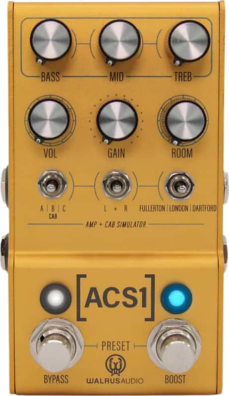 Walrus Audio Mako ACS1 Amp/Cab Simulator Effects Pedal | Reverb