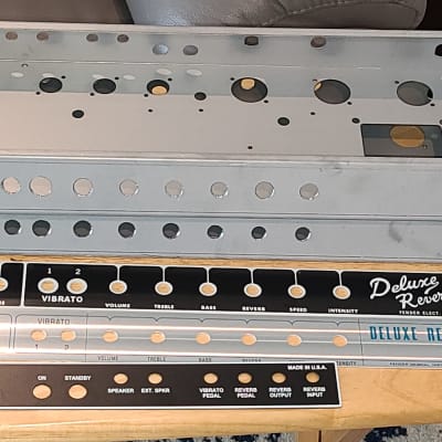 Mojotone Blackface Deluxe Reverb Chassis w/ Plates! | Reverb
