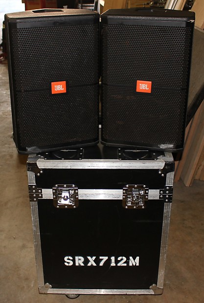 JBL SRX712m Monitor/Speaker Pair with ATA Case | Reverb