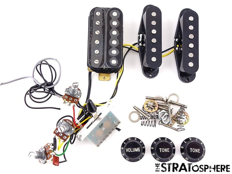 Fender Squier Classic Vibe *70s Strat HSS PICKUPS POTS KNOBS | Reverb