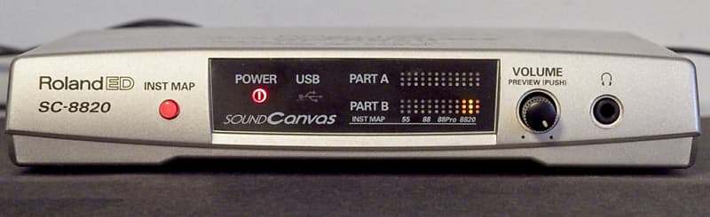 Roland SC-8820 Sound Canvas 2007 Silver. | Reverb