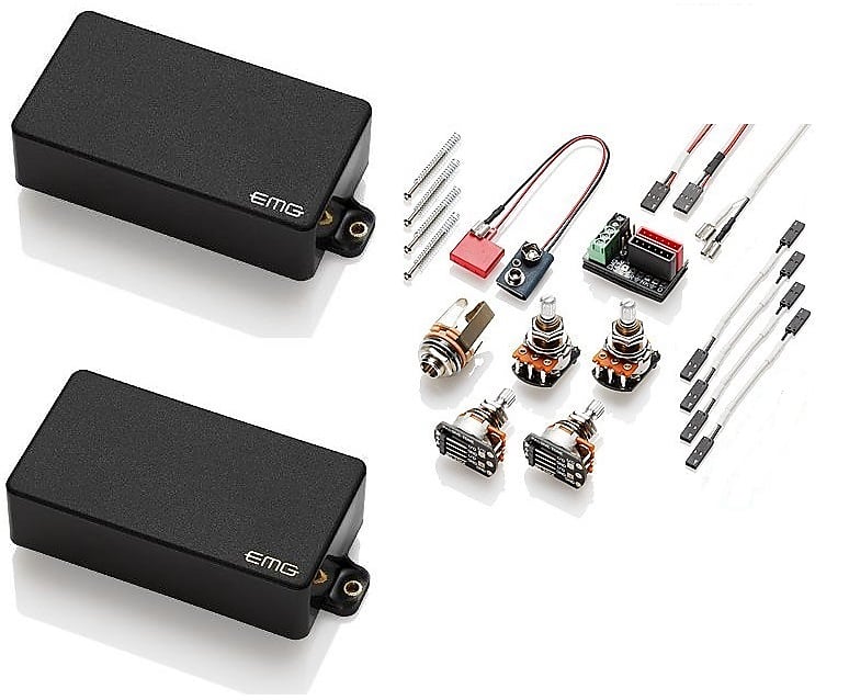 EMG ZW SET ZAKK WYLDE 81 + 85 BLACK ACTIVE SIGNATURE | Reverb