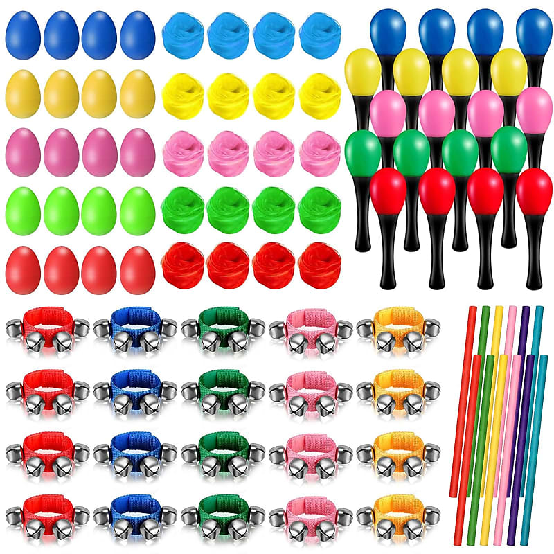 100 Pcs Shaker Musical Instruments for Kids, 20 Egg Shaker 20 | Reverb